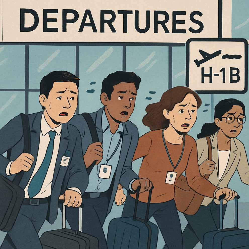 Breaking H-1B News: $100,000 Entry Requirement, Return before 21st